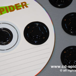 CD Spider (CD Foam Holder, CD Hub, CD Clips), Self Adhesive, Foam CD Dots