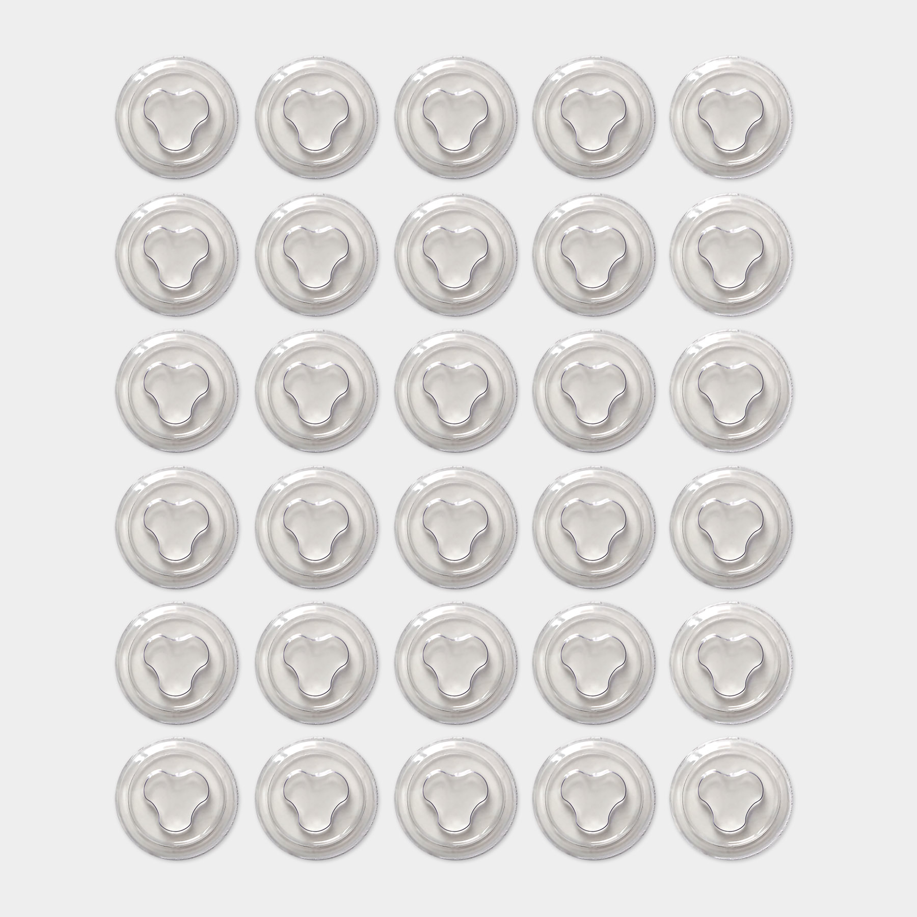 Plastic CD Spider (CD Holder, CD hub Vacuum, CD Clips), Self Adhesive